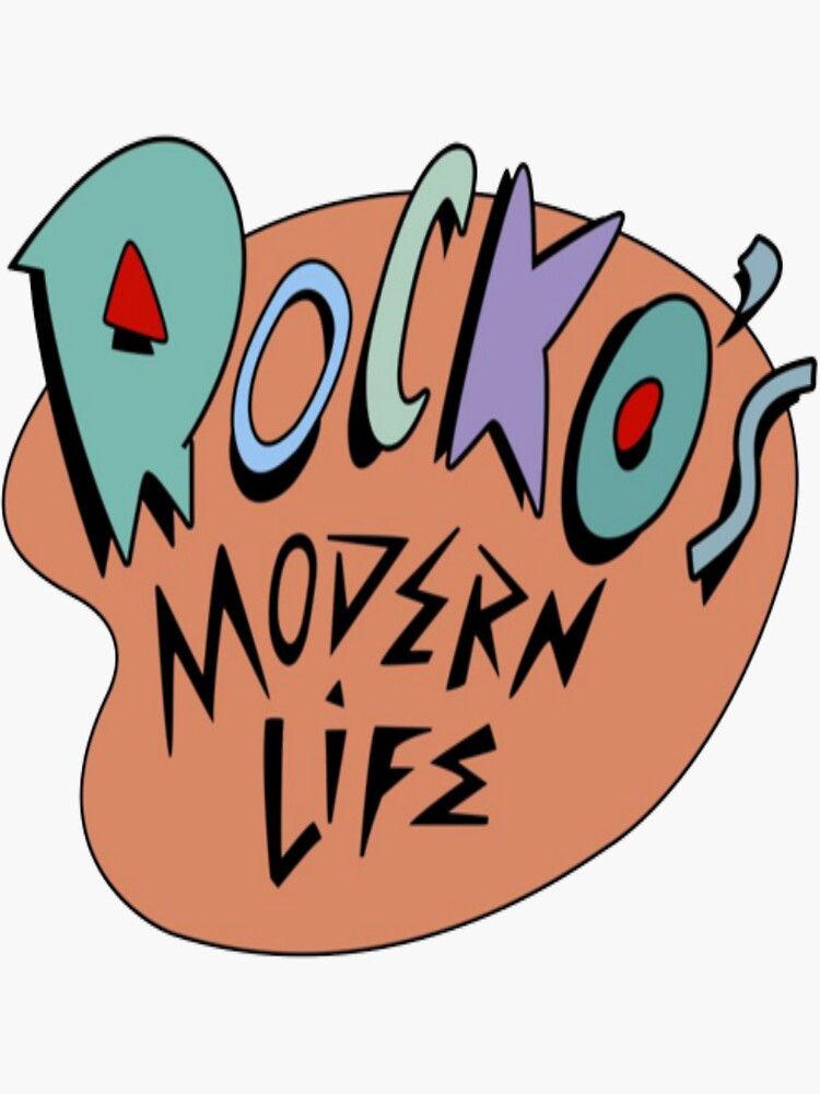 "Rocko’s modern life" Sticker for Sale by Martin-sho | Redbubble