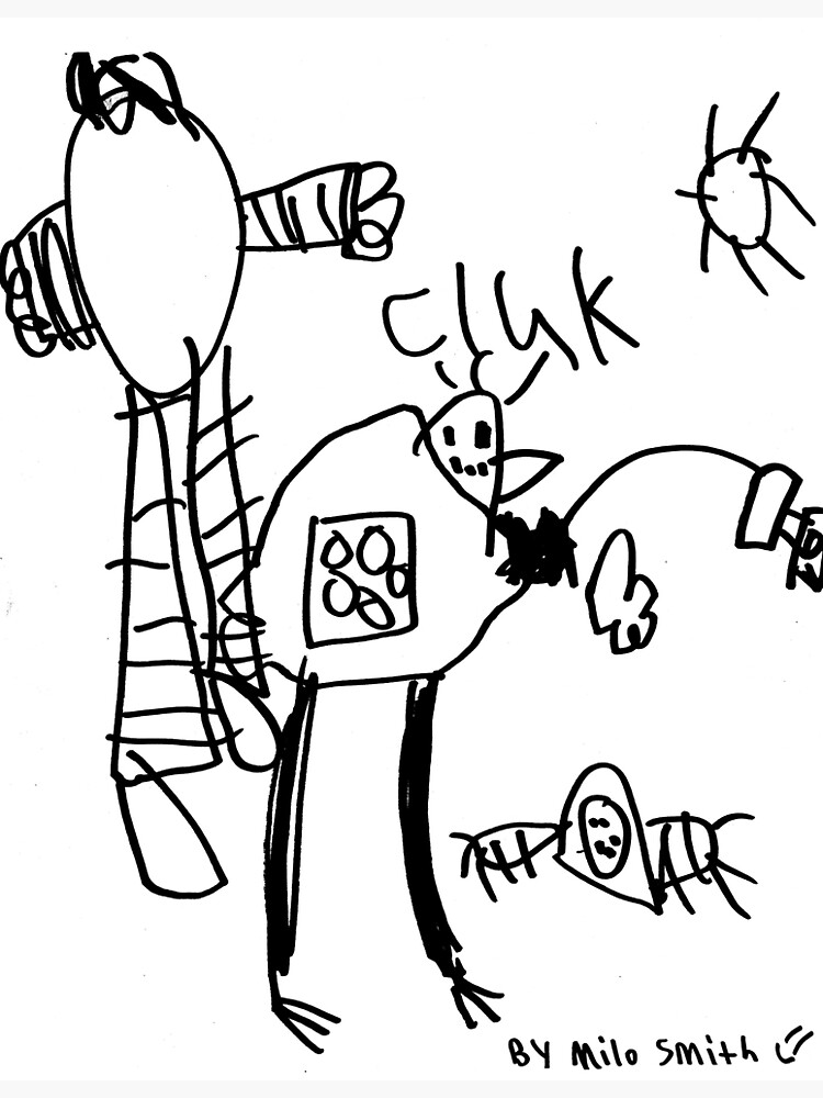 "Robot Chicken with Robots" Poster for Sale by MiloAndersSmith | Redbubble