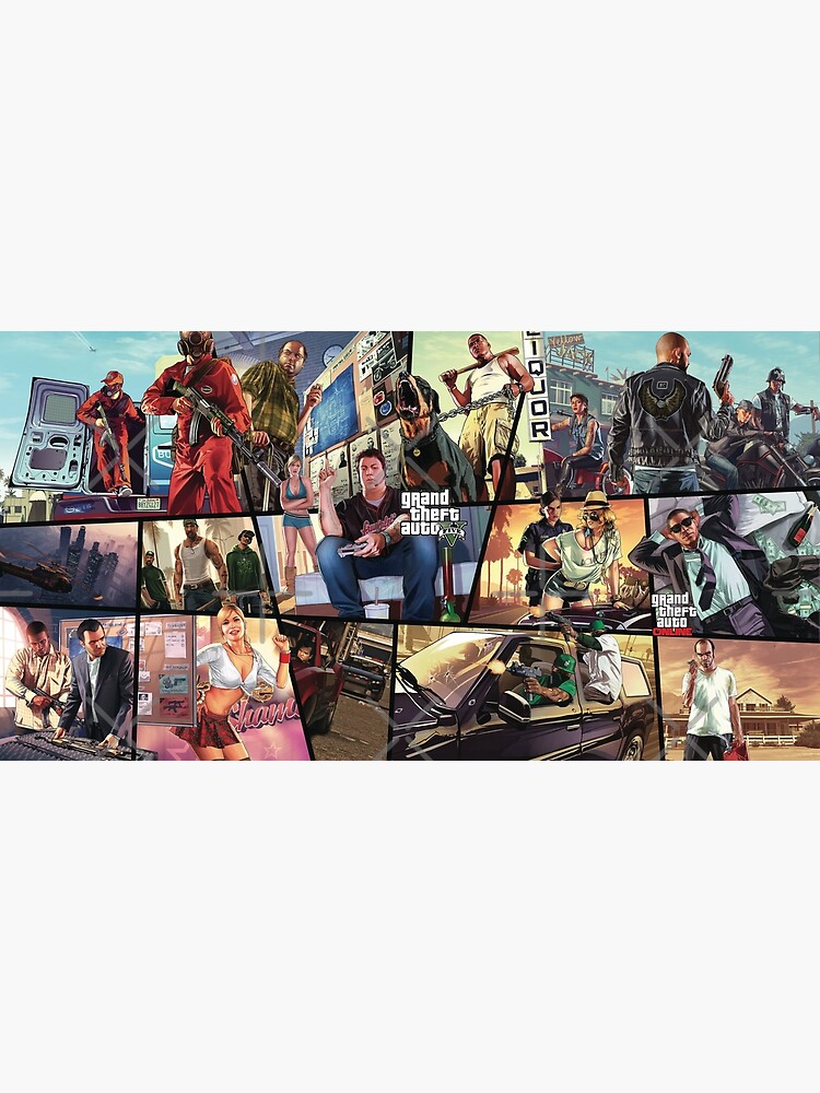 GTA5 - Grand Theft Auto V Premium Matte Vertical Poster sold by Maddy ...