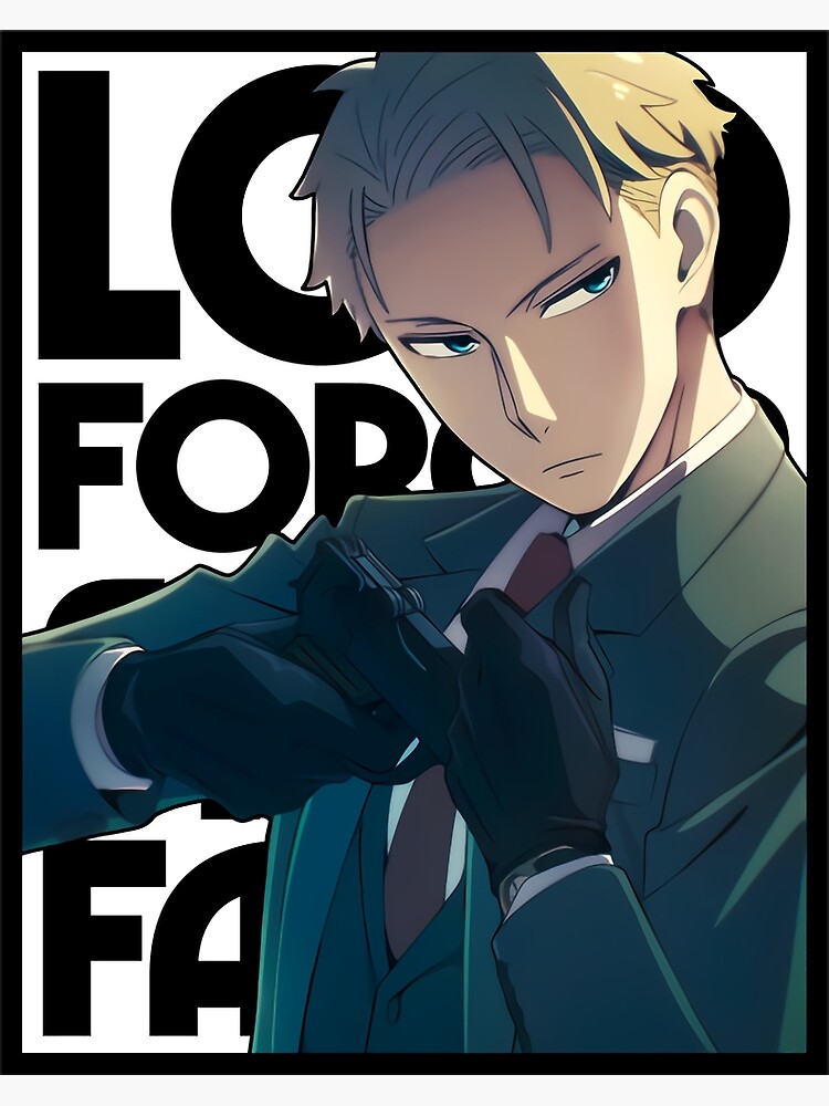 "Mr. Forger From Spy X Family" Art Print for Sale by Jaydehatfield5 | Redbubble