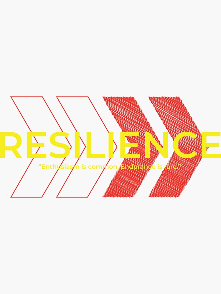 "Resilience" Sticker for Sale by SesatyaStore | Redbubble
