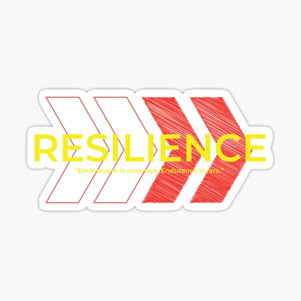 "Resilience" Sticker for Sale by SesatyaStore | Redbubble
