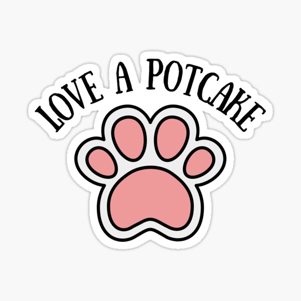 " I Love My Potcake for Dog Lover Dad Mom" Sticker for Sale by ...
