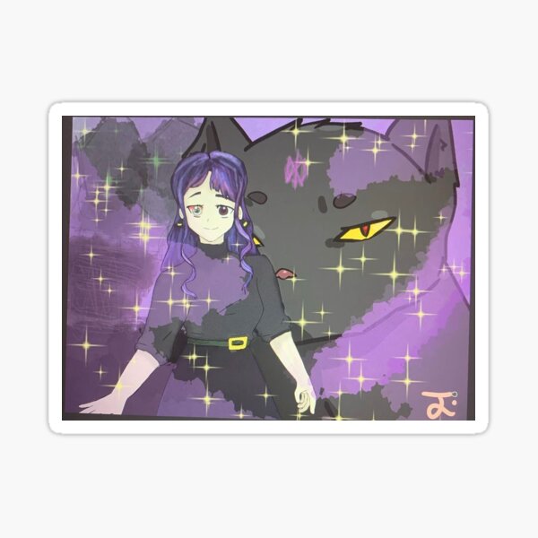 "Cursed " Sticker for Sale by GottaHeadache | Redbubble