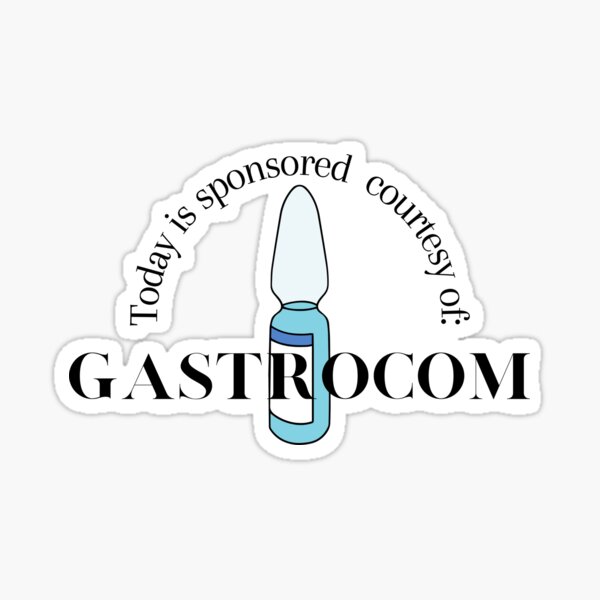 " Today is brought to you by Gastrocrom MCAS, Mastocytosis" Sticker for ...