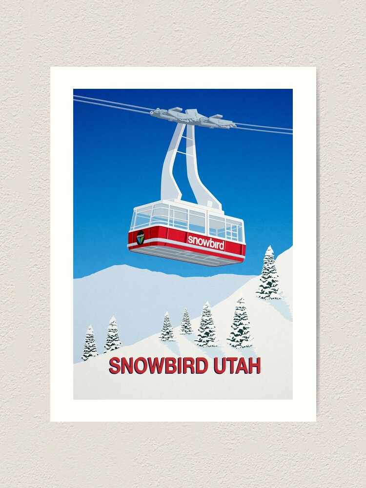 "Snowbird Ski Resort" Art Print for Sale by STASHY | Redbubble