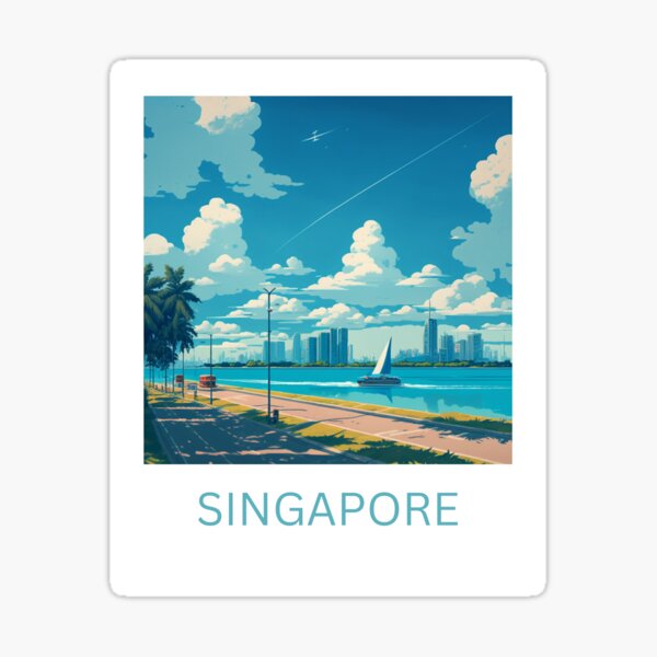 "Singapore" Sticker for Sale by andreipopescu | Redbubble