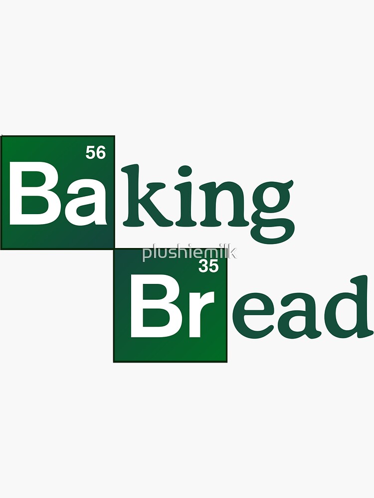 "Baking Bread" Sticker for Sale by plushiemilk | Redbubble