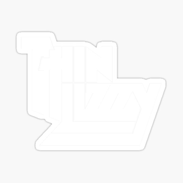 "thin lizzy" Sticker for Sale by mhelleckas8l | Redbubble