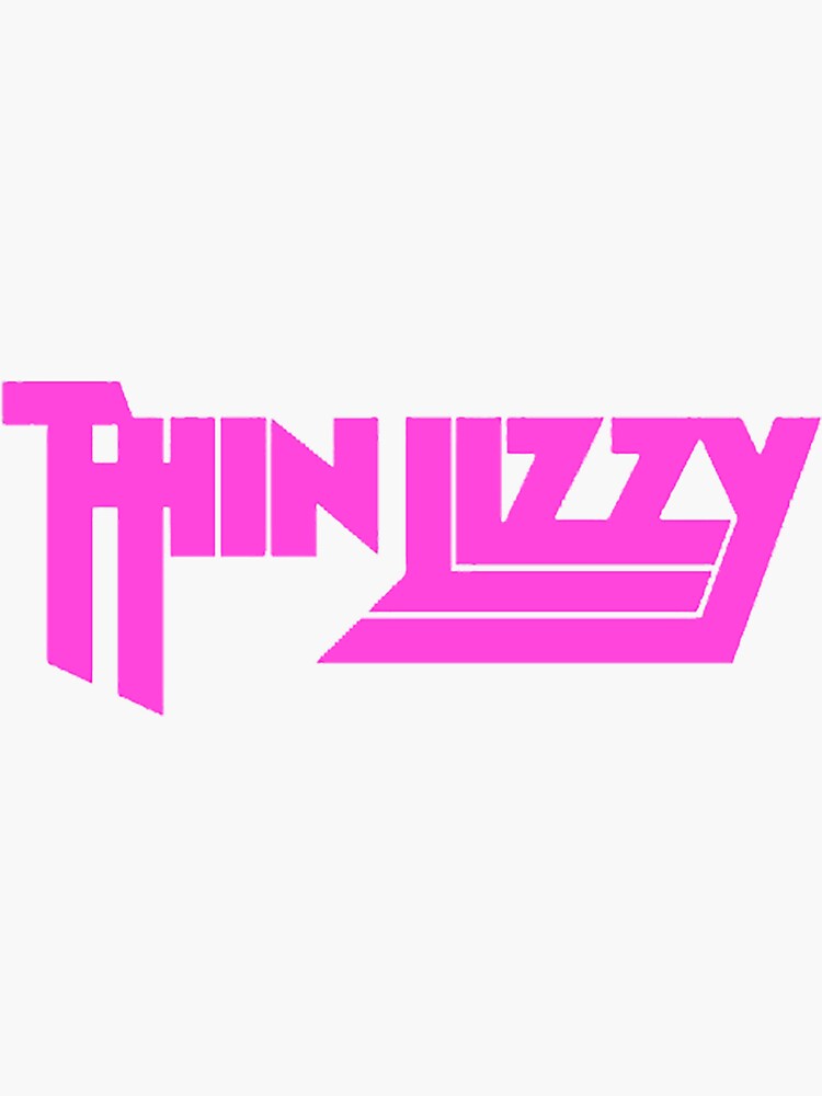 "thin lizzy" Sticker for Sale by mhelleckas8l | Redbubble