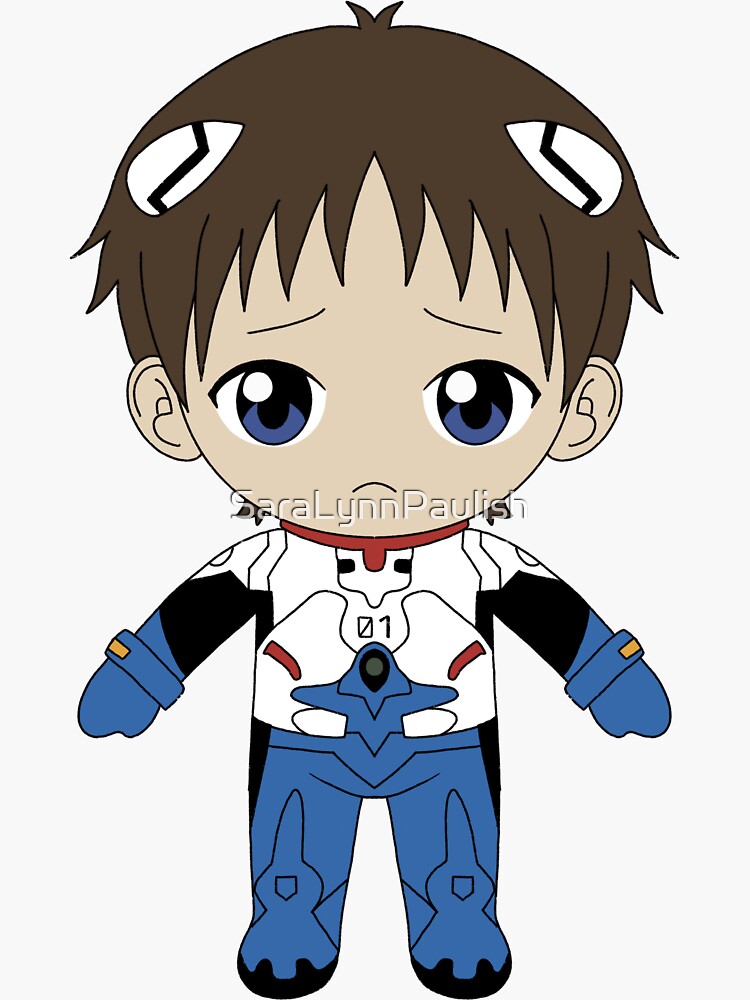 "Eva plush sticker" Sticker for Sale by SaraLynnPaulish | Redbubble