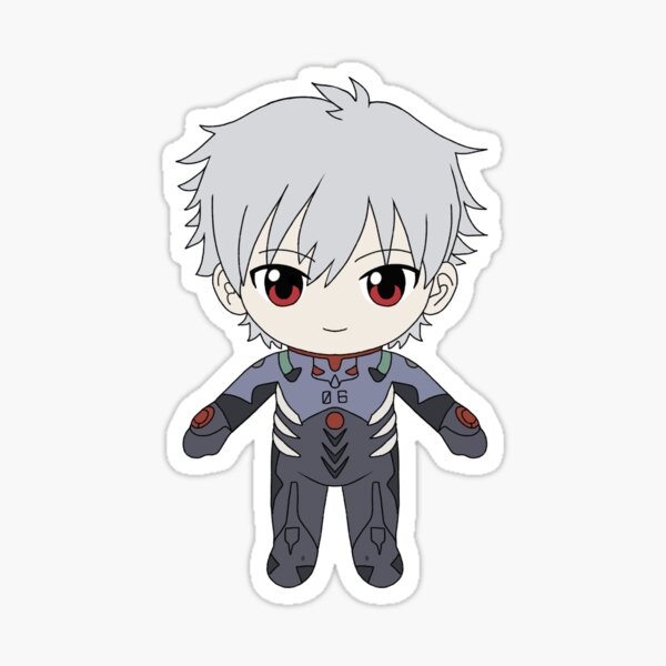 "Eva Plush Sticker" Sticker for Sale by SaraLynnPaulish | Redbubble