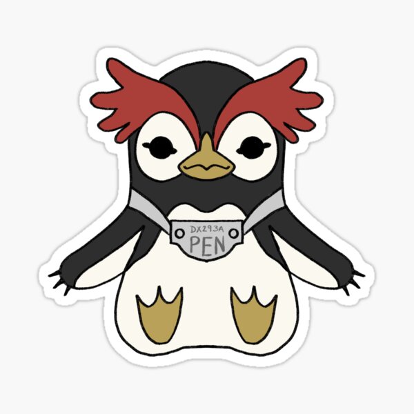 "Eva Plush Sticker" Sticker for Sale by SaraLynnPaulish | Redbubble