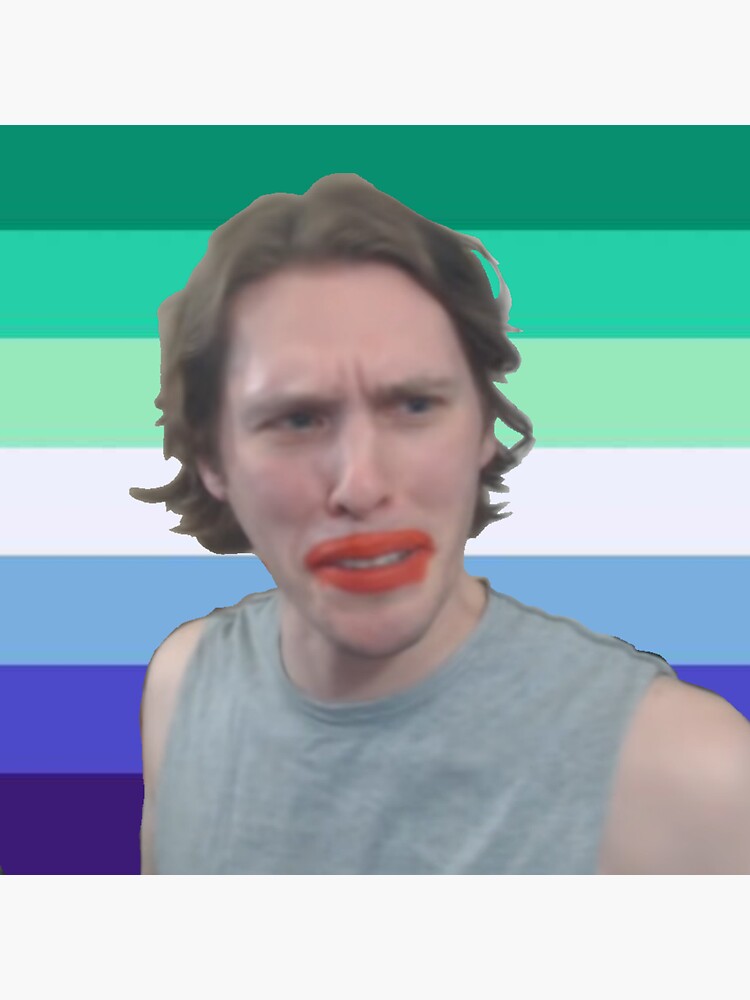 "Jerma Gay/MLM Pride Flag" Sticker for Sale by flowerkidlove | Redbubble