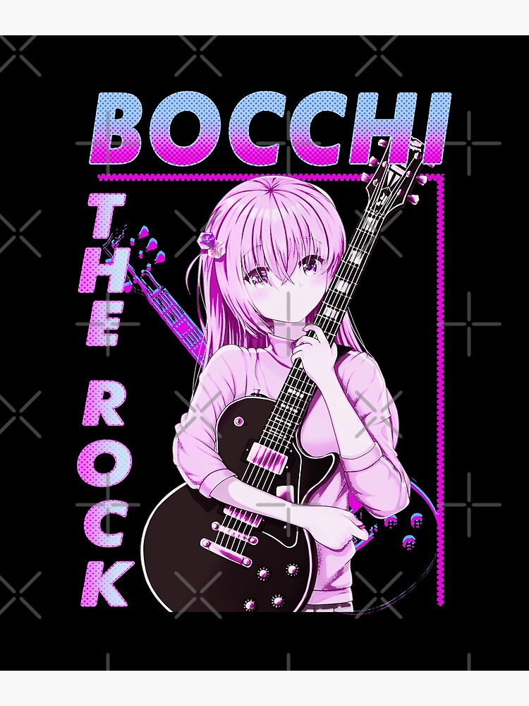 "bocchi the rock purple and blue " Poster for Sale by Minima-Art ...