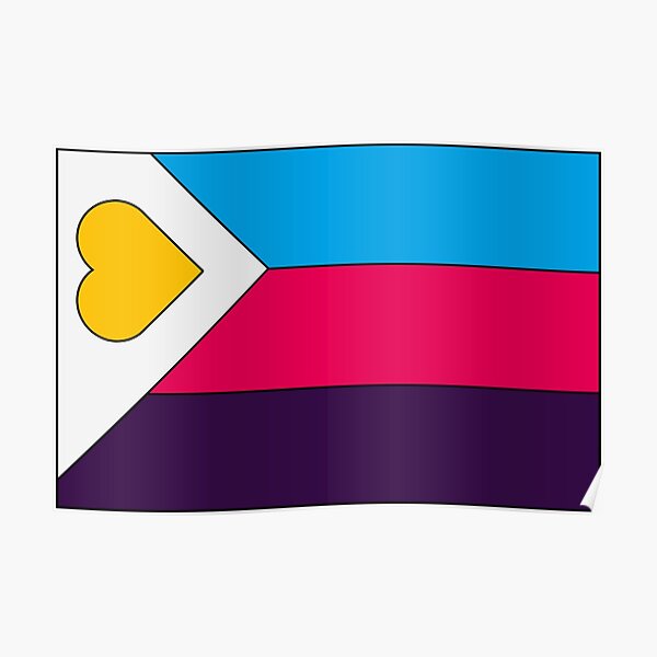 Póster «Nueva bandera de poliamor» de manutz-itzanami | Redbubble