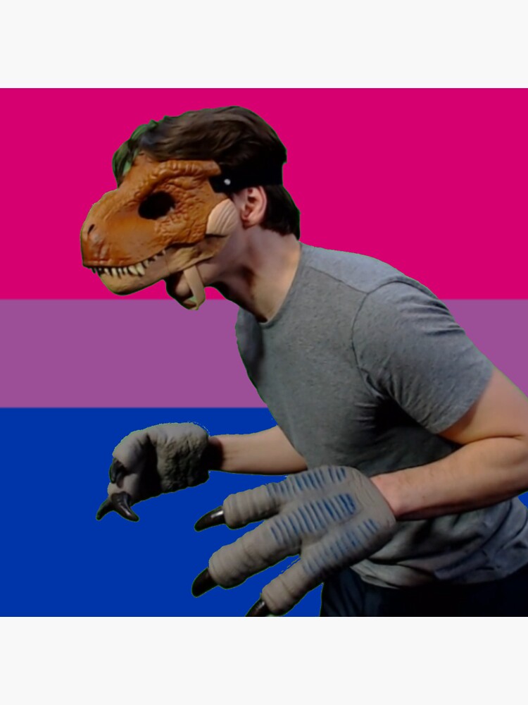 "Jerma Bisexual Pride Flag" Sticker for Sale by flowerkidlove | Redbubble