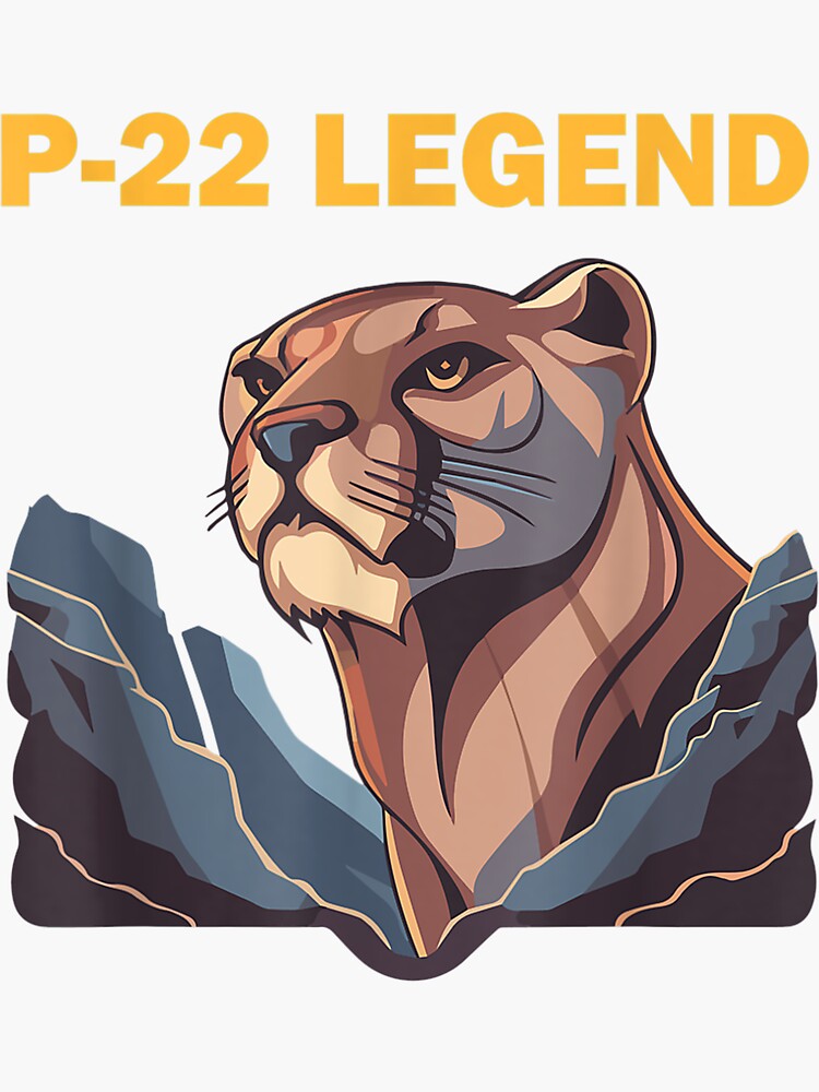 "P-22 Mountain Lion Silver Lake P22" Sticker for Sale by WEBIA | Redbubble
