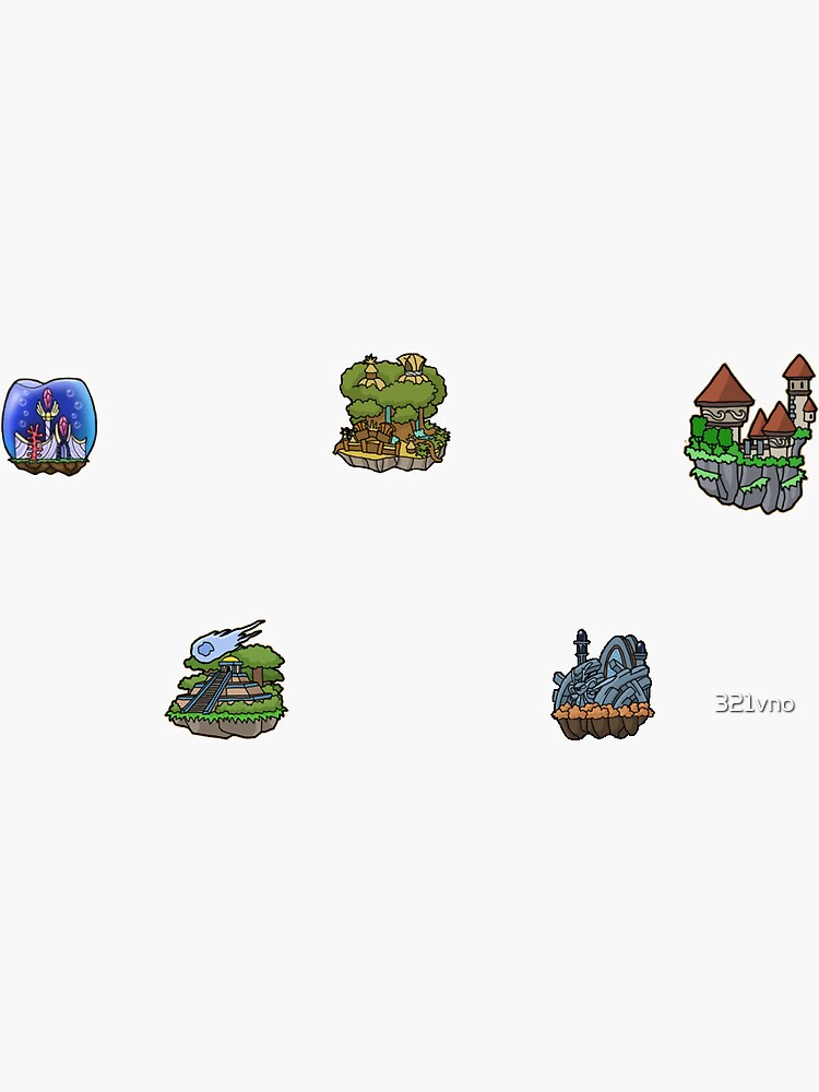 "W101 Arc 2 World Icons" Sticker for Sale by 321vno | Redbubble