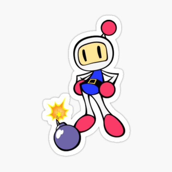 "bomberman" Sticker for Sale by LavaStore12 | Redbubble