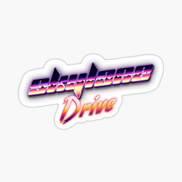 "Skylane Drive Logo" Sticker for Sale by SkylaneDrive | Redbubble