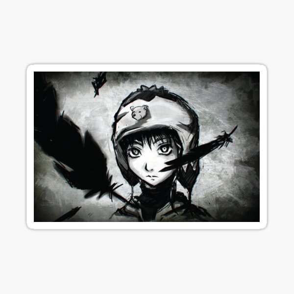 "Serial Experiments Lain" Sticker for Sale by talay-fonttns | Redbubble