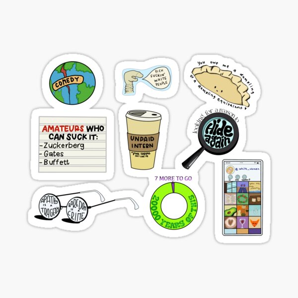 "Inside Sticker Pack" Sticker for Sale by KitCreations02 | Redbubble