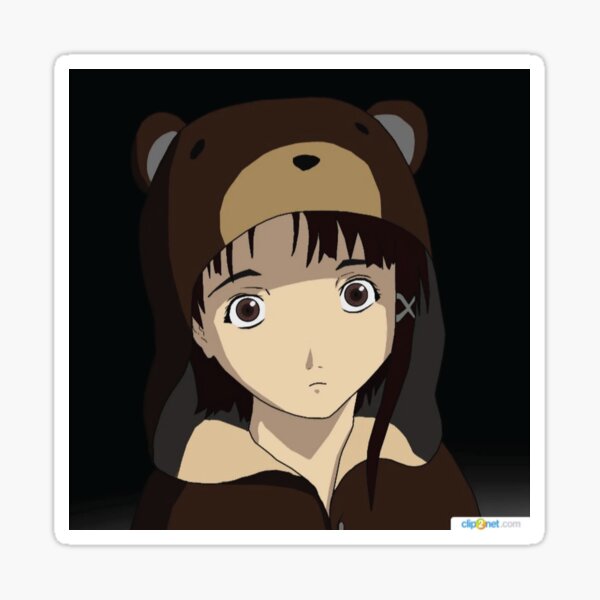"Serial Experiments Lain" Sticker for Sale by talay-fonttns | Redbubble
