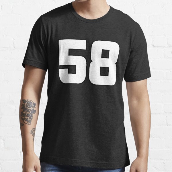 "Numeral Fifty-Eight Number Fifty-Eight" T-shirt for Sale by KTSubz ...