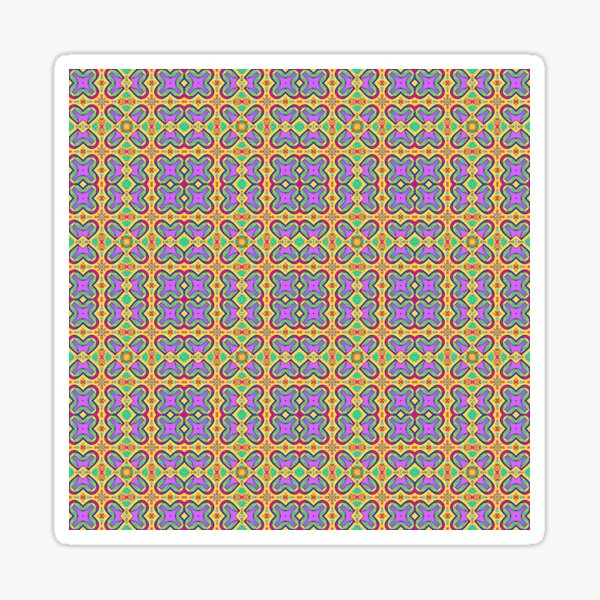 "Continuous Illusions: A Dreamy and Angular Exploration" Sticker for Sale by aykiseamless ...