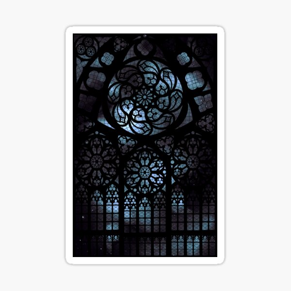 "Will O Wisp Galaxy Stained Glass Window" Sticker for Sale by Dreamers ...