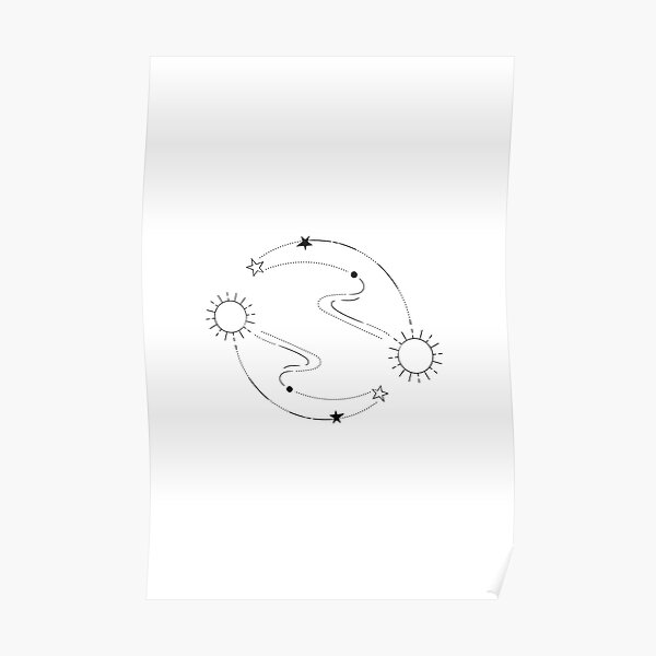 "Planet Sketch Digital Download | Astrological Line Art Printable Art ...