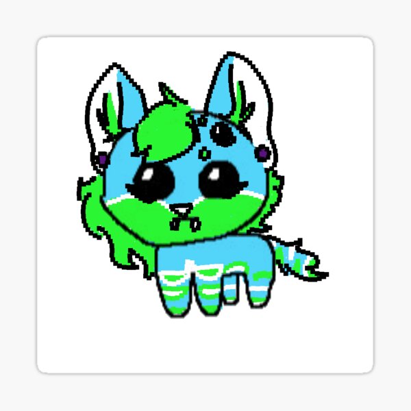 "Fuzz Yippee" Sticker for Sale by SmollDragonArtt | Redbubble