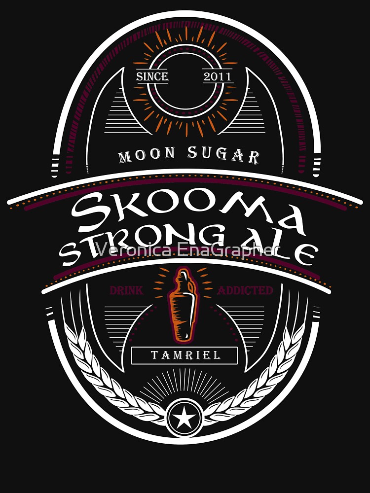 "Skooma Strong Ale" T-shirt for Sale by YuriZ9 | Redbubble | skooma t ...