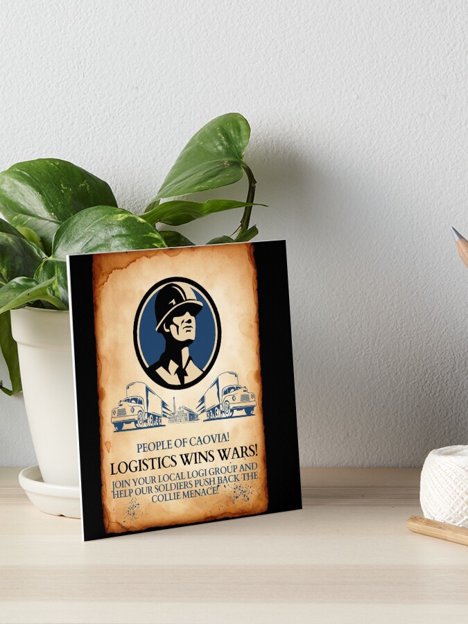 "Foxhole - Warden Logistics wins wars poster" Art Board Print for Sale ...