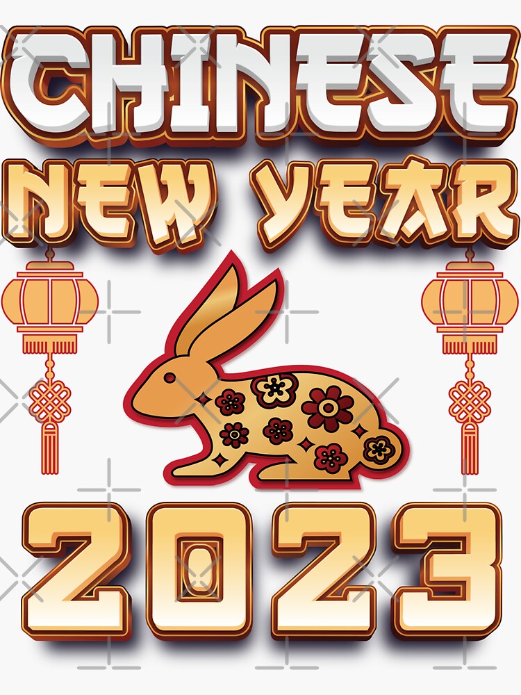 "Year of The Water Rabbit 2023 Zodiac Happy New Chinese Year 2023 ...
