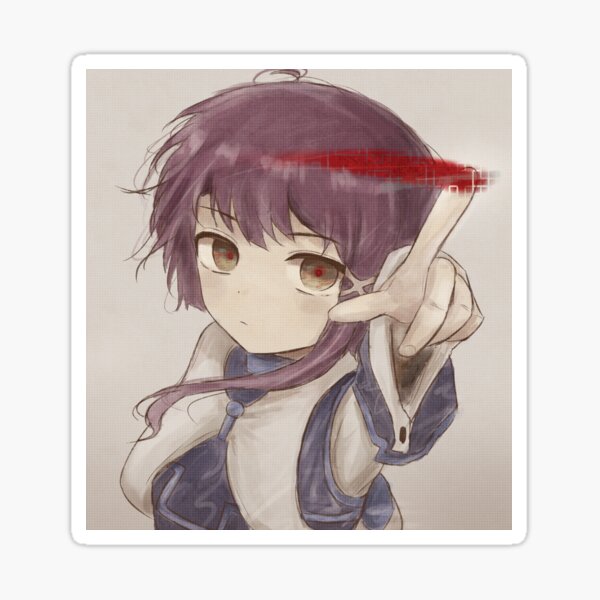 "Serial Experiments Lain" Sticker for Sale by talay-fonttns | Redbubble