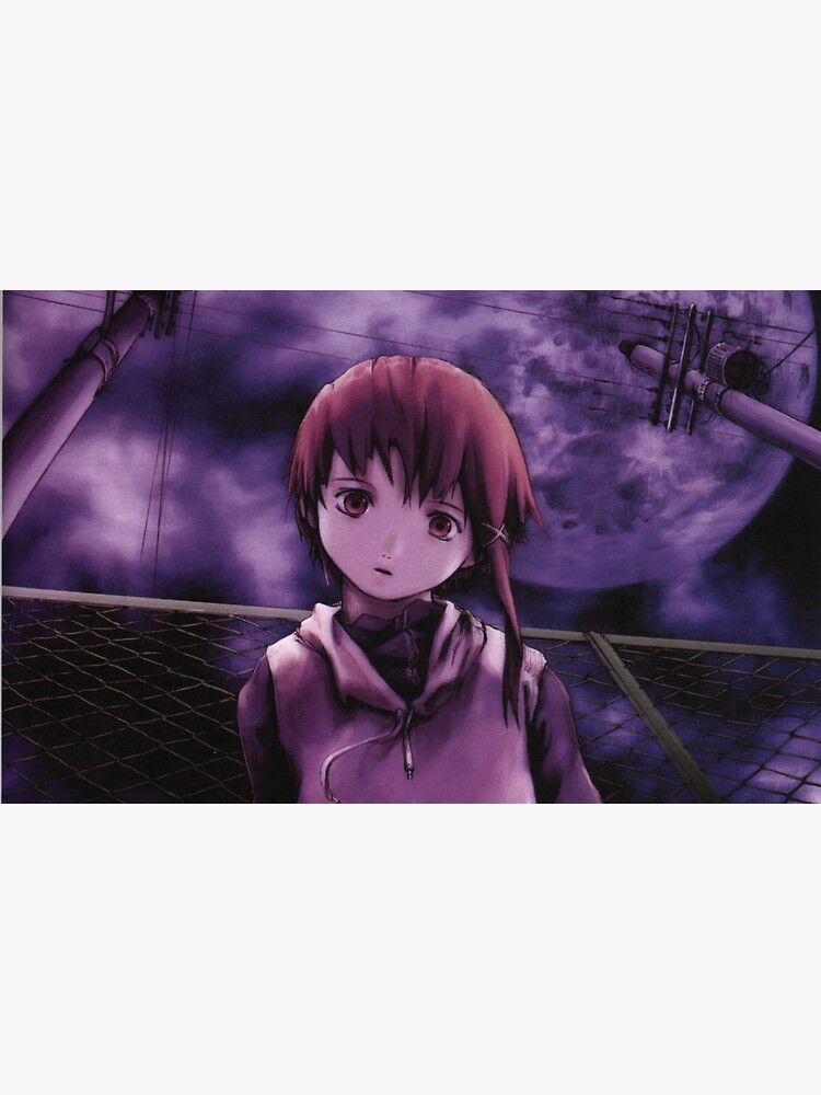 "Serial Experiments Lain" Sticker for Sale by talay-fonttns | Redbubble