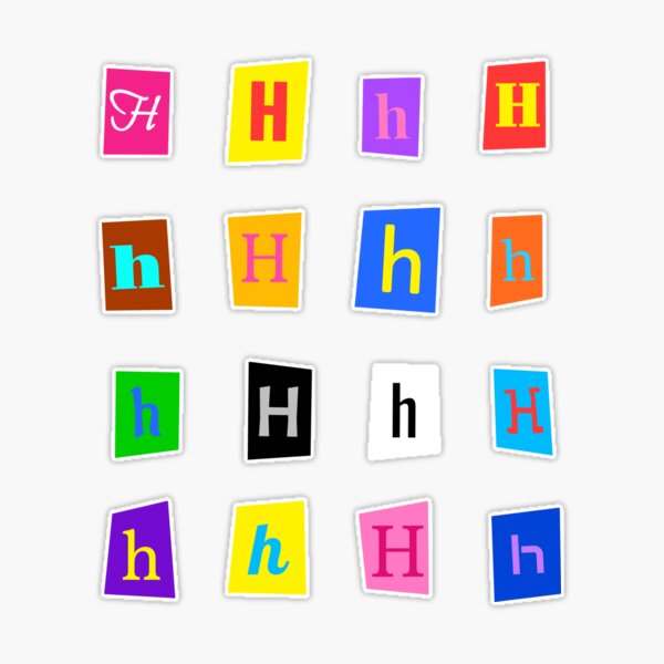 Estenceis De Letras Para Imprimir H