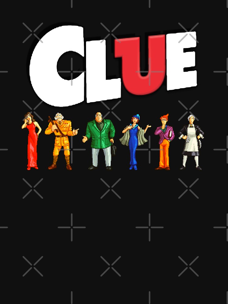 "Clue Board Game" T-shirt for Sale by Roubika | Redbubble | roubika t ...