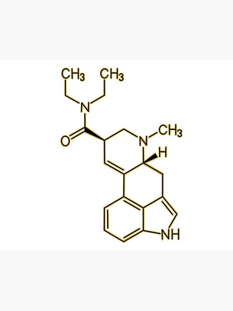"LSD Structure" Poster for Sale by nesstitches | Redbubble