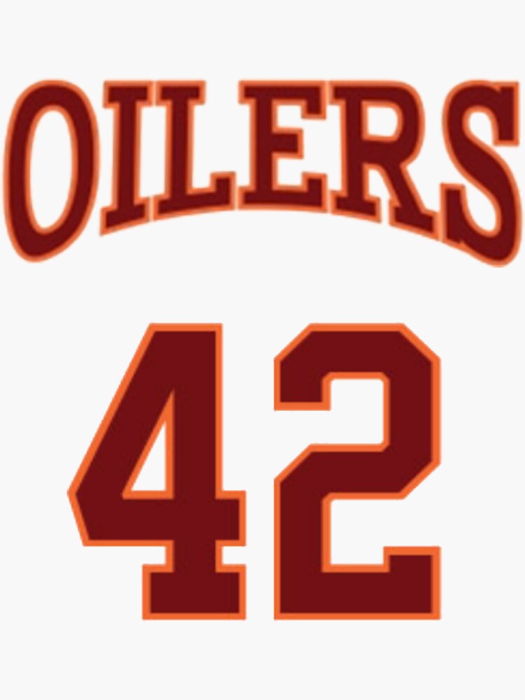 "Kenyon Stone Oilers Jersey" Sticker for Sale by Grades-Designs | Redbubble