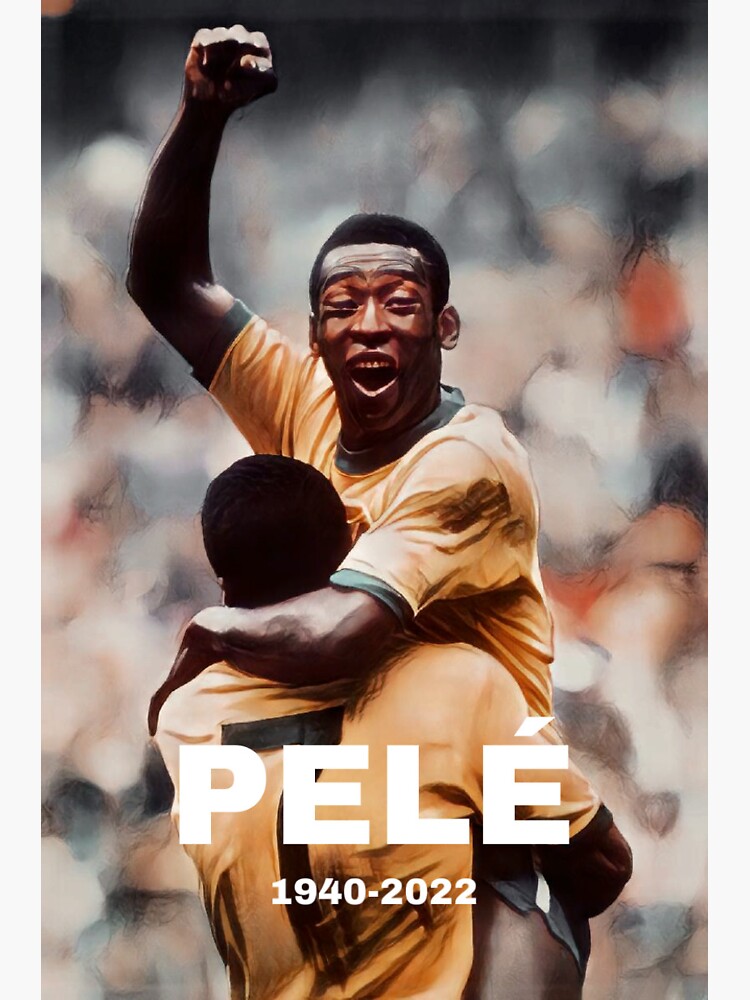 "R.I.P. Pele" Sticker for Sale by LilGidix | Redbubble