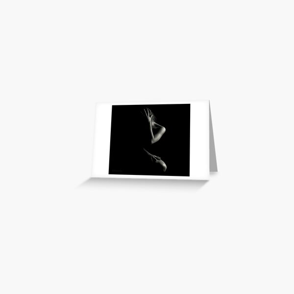 "Black & white nude female bodyscapes" Greeting Card for Sale by ...