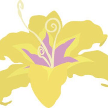 "Tangled Sundrop Flower" Sticker for Sale by manthaantha | Redbubble