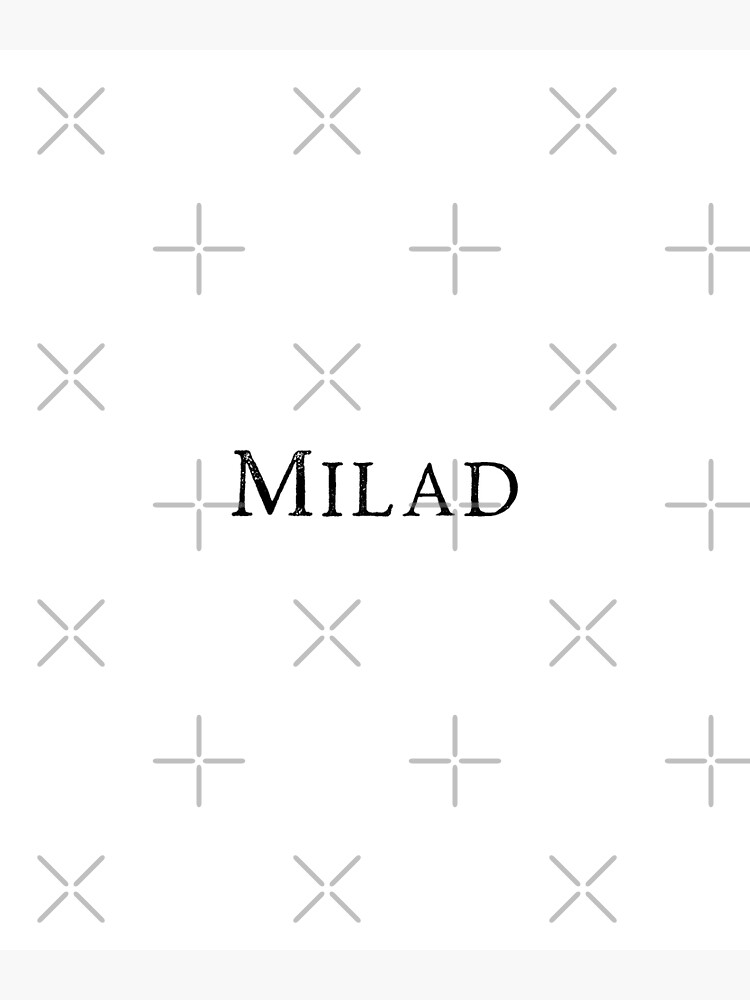 "MILAD - Persian (iranian) name" Poster for Sale by Elbenj | Redbubble
