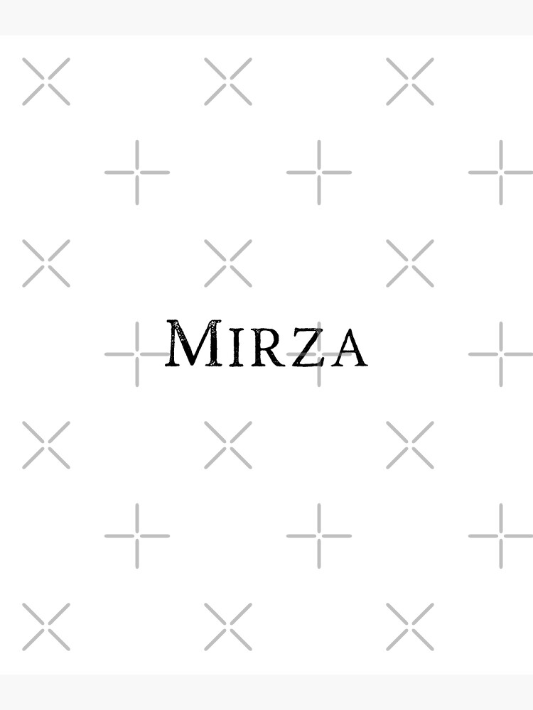 "MIRZA - Persian (iranian) name" Poster for Sale by Elbenj | Redbubble