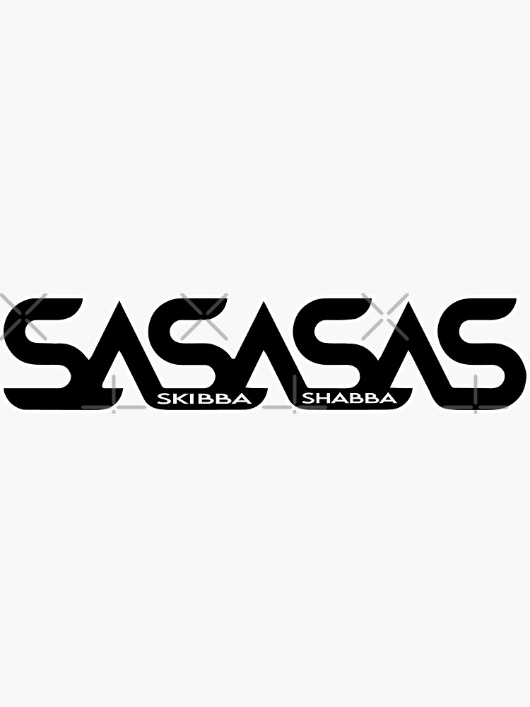 "SASASAS Skibba & Shabba" Sticker for Sale by RandomMagic | Redbubble
