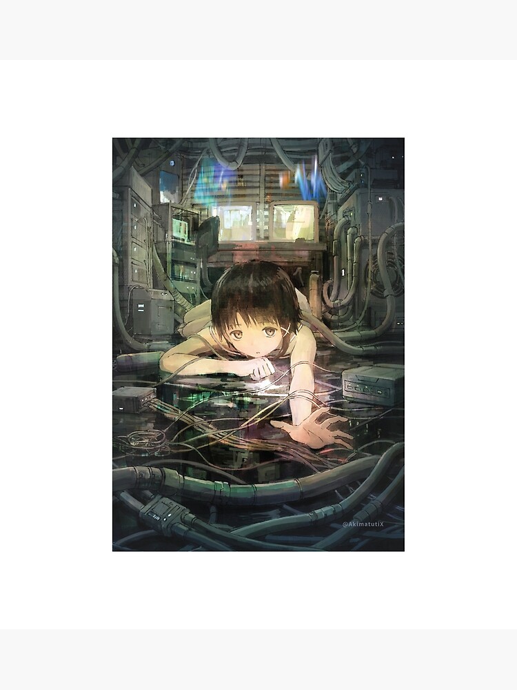"Serial Experiments Lain" Poster for Sale by Merzig Lahcen | Redbubble