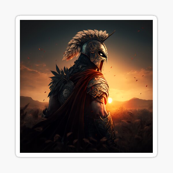 "God of War Roman empire gladiator" Sticker for Sale by ARTificialTees ...